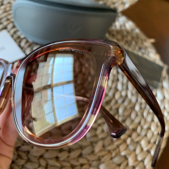 Emporio Armani | Accessories | New Emporio Armani Purple Phantos Shape ...